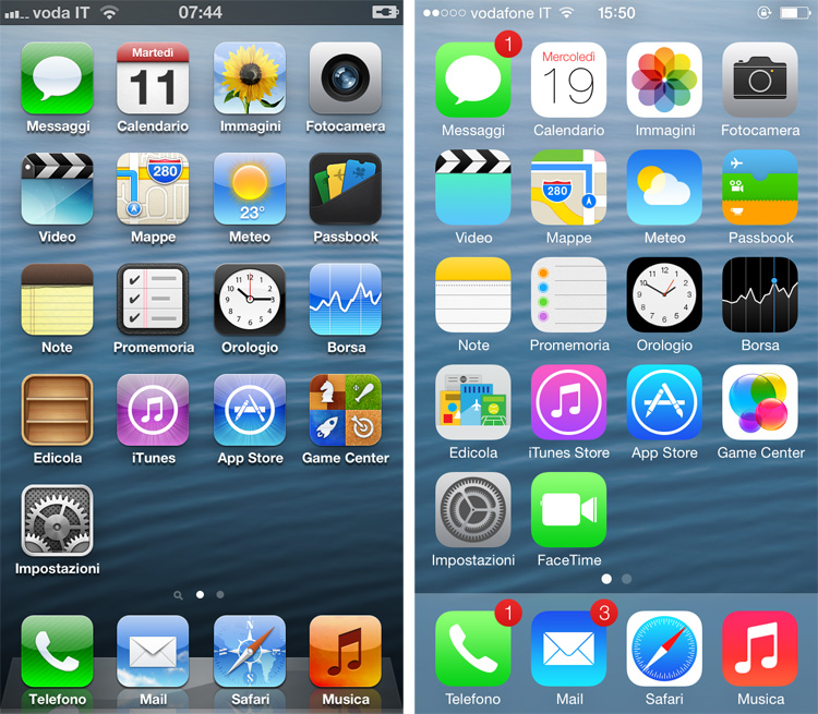 iOS 7 e iOS 6 a confronto | Foto 2 di 26 | Hardware Upgrade